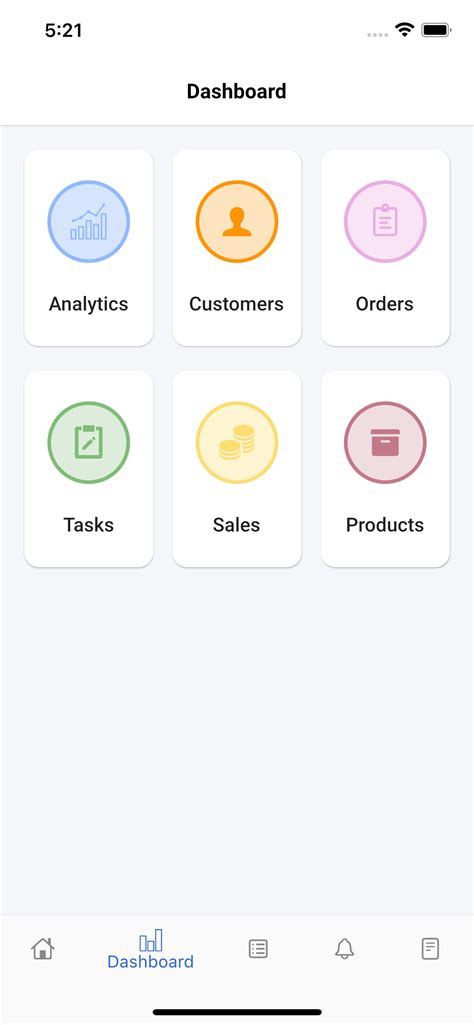 Flutter Dashboard App Template For IOS And Android Download