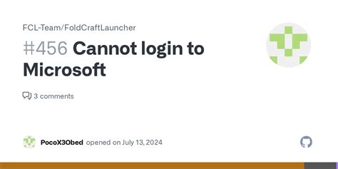 Cannot Login To Microsoft · Issue 456 · Fcl Teamfoldcraftlauncher