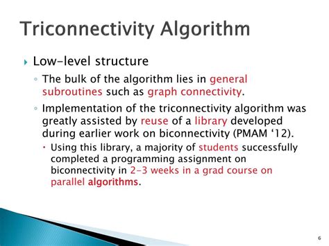 Ppt Brief Announcement Speedups For Parallel Graph Triconnectivity Powerpoint Presentation
