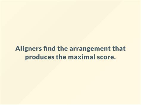 Lecture 13 Sequence Alignments Speaker Deck