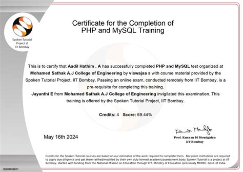 Aadil Hathim On Linkedin Certified Webdevelopment Professionaldevelopment Php Mysql