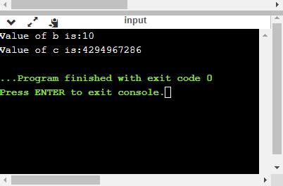 C Format Specifier