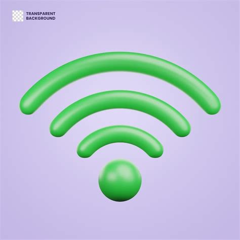 Premium Psd 3d Wifi Wireless Network Technology Connection Digital