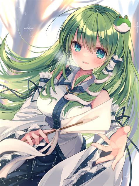 Kochiya Sanae Touhou Drawn By Kasane Cynthia Danbooru