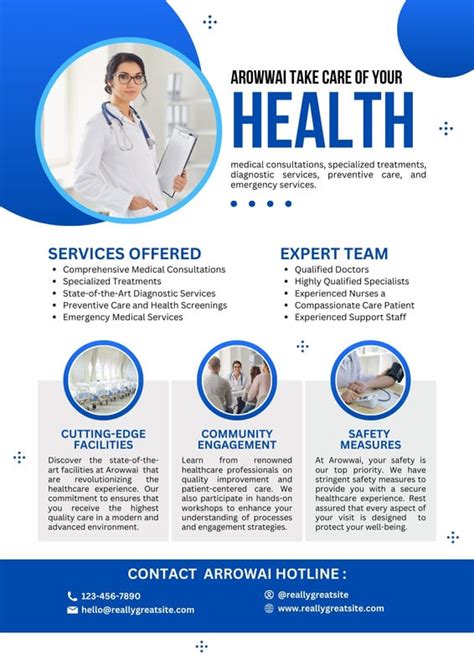 Free Printable Medical Flyer Templates Canva