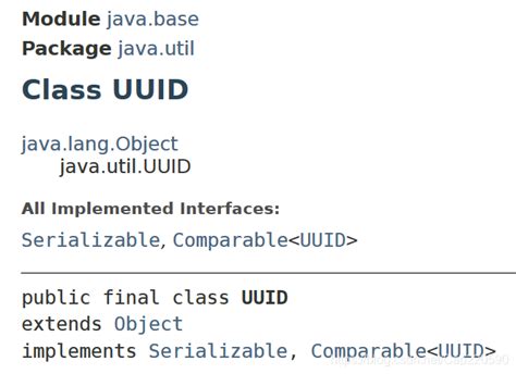 【非java常用类】1 Uuid类——生成唯一的标识符uuidfastuuid Csdn博客