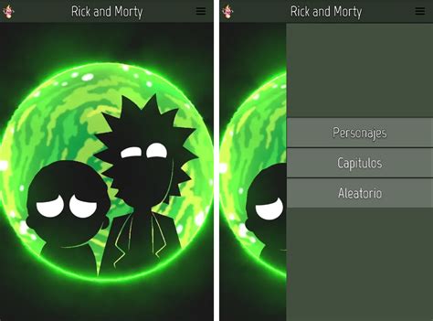 rick and morty api movil figma