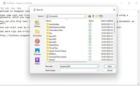 How To Add Passwords To Text Files In Windows 1110