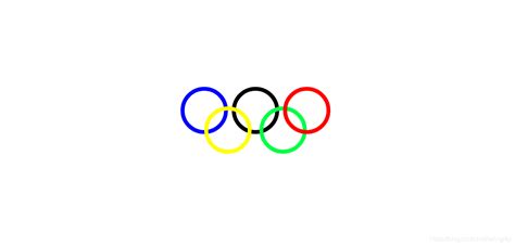 用css写一个有趣的奥运五环~。 在一个div块中制作五环标志 csdn博客
