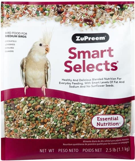 Zupreem Smart Selects Medium Bird Food Arroyos Feed N Grain