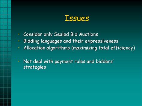 Combinatorial Auctions Bidding And Allocation Ppt Download