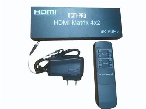 SCM Pro 4x2 HDMI Matrix Switch At 3600 Piece HDMI Switch In New