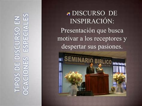 Discurso Informativo E Inspirador Ppt