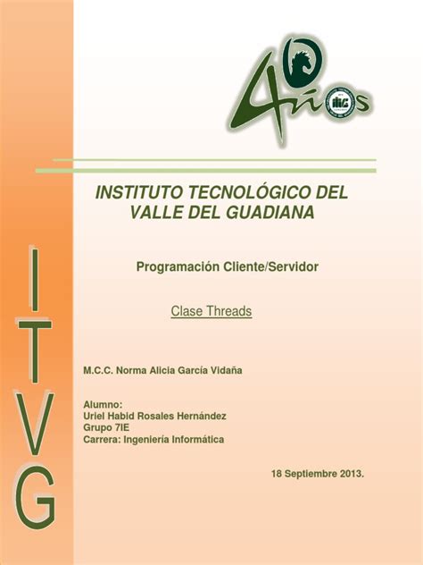 threads pdf hilo computación clase programación informática