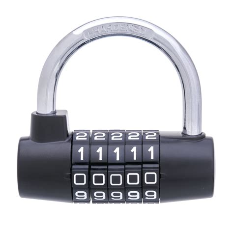 Brinks 73mm Small U Bar Steel Resettable Combination Padlock With 1 3