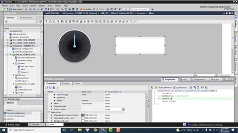 Digital Clock Using Javascript Code In Wincc Unified V17 Youtube