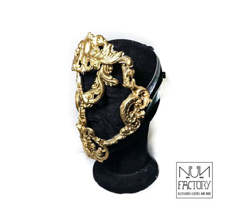 Gold Baroq Mask Ii Baroq Gold Maque 2 Etsy