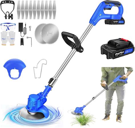 Cordless Strimme Lightweight Grass Trimmer With Battery And Fast Charger