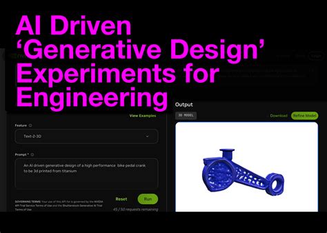Ai Driven Generative Design Experiments For Engineering