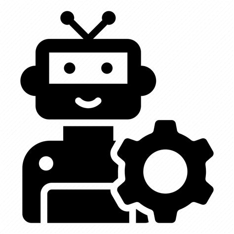 Robot Setting Engineering Robotic Artificial Intelligence Maintenance Icon Download On