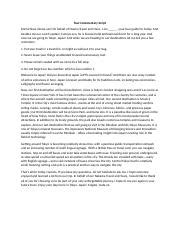 TOUR GUIDE SCRIPT Docx Tour Commentary Script Konnichiwa Minna San On Behalf Of Osama Travel