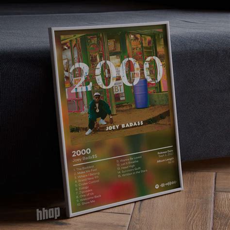 Joey Badass 2000 Album Poster For Home Decor T Teeneon