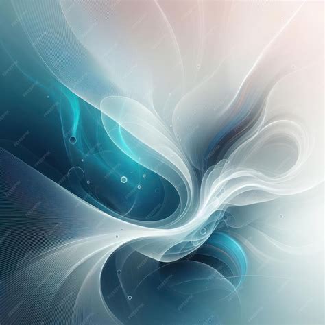 Premium Photo An Abstract Wallpaper With Blending White And Cyan Soft