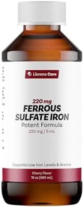 Novaferrum Yummy 16 Fl Oz Liquid Iron Supplement For Ages