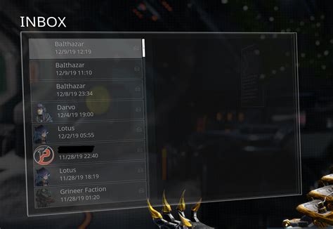receiving empty inbox messages from myself ui warframe forums
