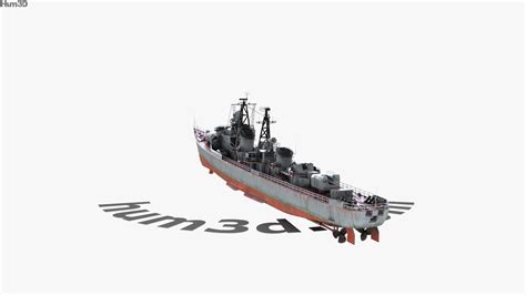 360 View Of Kotlin Class Destroyer 3d Model 3dmodels Store
