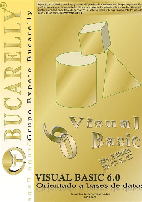 Libro De Oro De Visual Basic 6 0 Orientado A Bases De Datos Freelibros