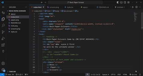 Rifat Hossain On Linkedin I Made A Mini Project Rock Paper Scrissor