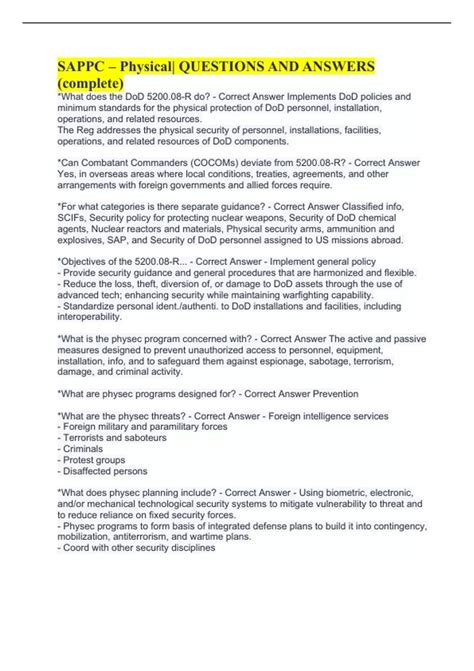 Sappc Physical Questions And Answers Complete Sappc Physical Stuvia Us