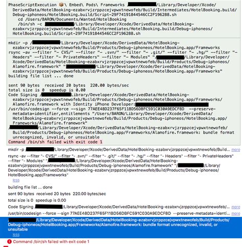 Xcode Ios Bundle Format Unrecognized Invalid Or Unsuitable Stack