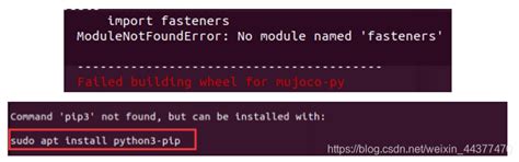 Ubuntu1804安装gymmujocomujoco Py与测试xiyuchen的博客 Csdn博客