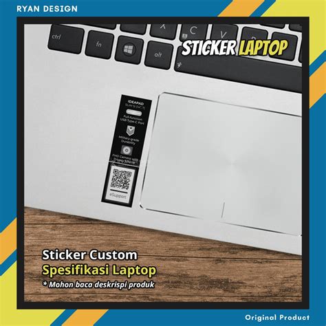 Jual Stiker Logo Laptop Lenovo Ideapad Slim I Stiker Spesifikasi Fitur Laptop Stiker Nvidia Rtx