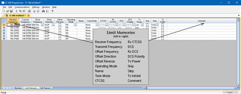 IC V86 Radio Programming Software