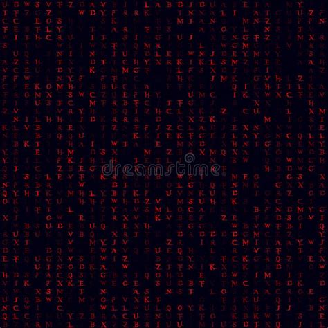 Abstract Matrix Pattern Stock Vector Illustration Of Information