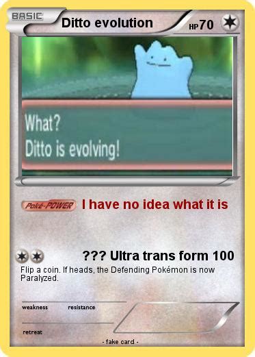 Pokemon Ditto Evolution