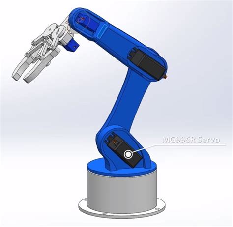 Hand Using Servo Motor 3d Model 3d Printable Cgtrader