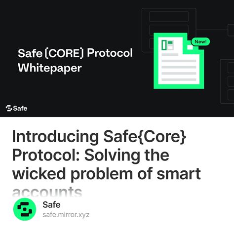 introducing safe{core} protocol solving the wicked problem of smart