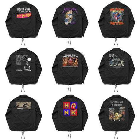 Jual Windbreaker Coach Jacket Band Jaket Pria Wanita Parasut Waterproof Sex Pistols M Kab