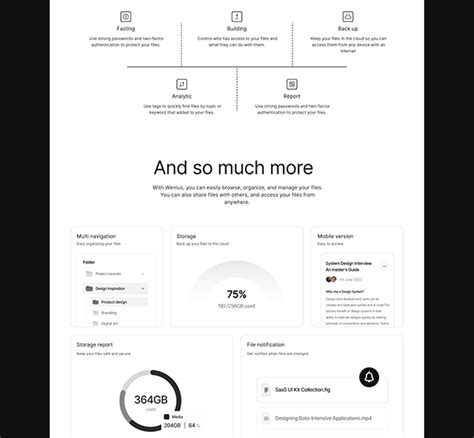 Nimbus Website Landing Page Uiux Behance
