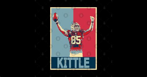 George Kittle George Kittle Sticker Teepublic