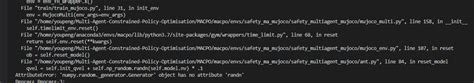 Environment Error Issue Chauncygu Multi Agent Constrained Policy Optimisation GitHub