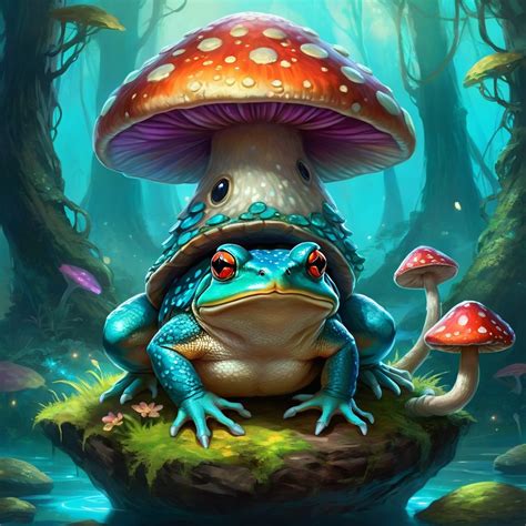 Fantasy Creature Intimidating Toad Dnd Token Stable Diffusion Online