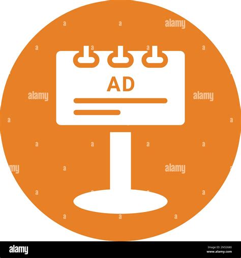 Ad Board Advertising Icon Use For Commercial Purposes Print Media Web Or Any Type Of