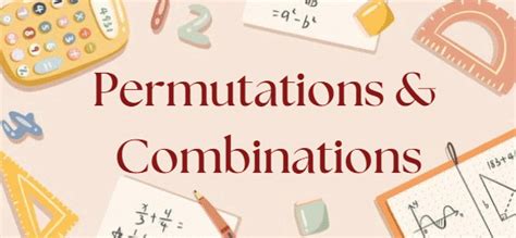 Revision Notes Permutations And Combinations Mathematics Maths For
