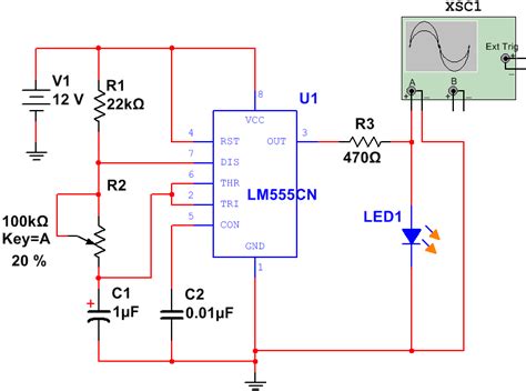 PCB Layout Design For Astable Multivibrator
