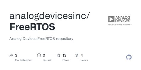 GitHub Analogdevicesinc FreeRTOS Analog Devices FreeRTOS Repository
